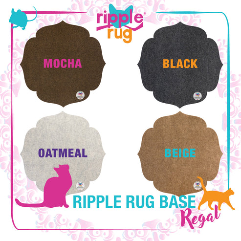 BOTTOM BASE RUG - 4 Shapes/Sizes – THE RIPPLE RUG