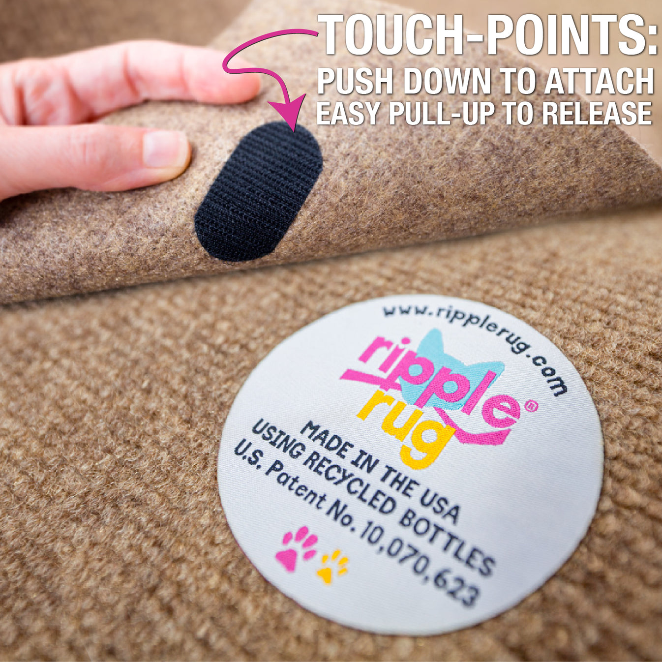 The Ripple Rug - Cat Activity Mat - Made In the USA – THE RIPPLE RUG