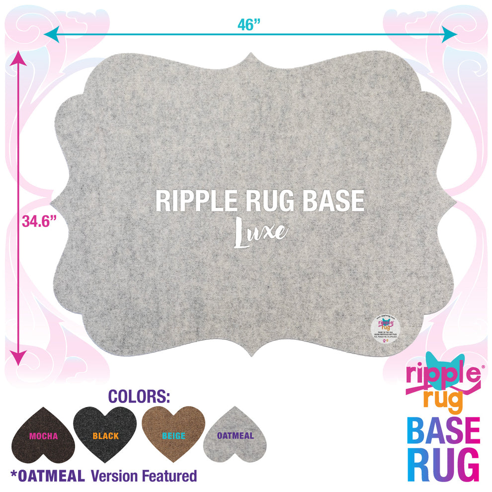 BOTTOM BASE RUG - 4 Shapes/Sizes – THE RIPPLE RUG