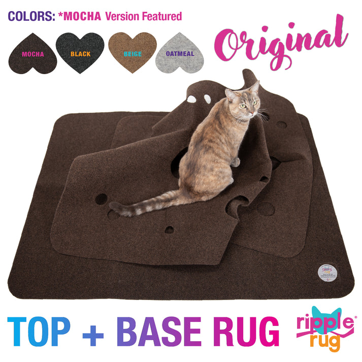 The Ripple Rug - Cat Activity Mat - Made In the USA – THE RIPPLE RUG