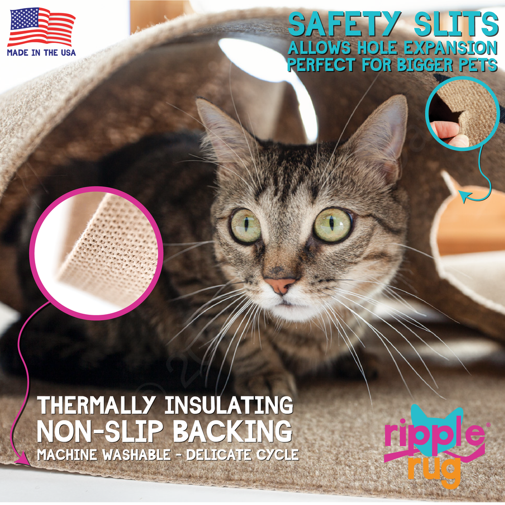 The Ripple Rug - Cat Activity Mat - Made In the USA – THE RIPPLE RUG